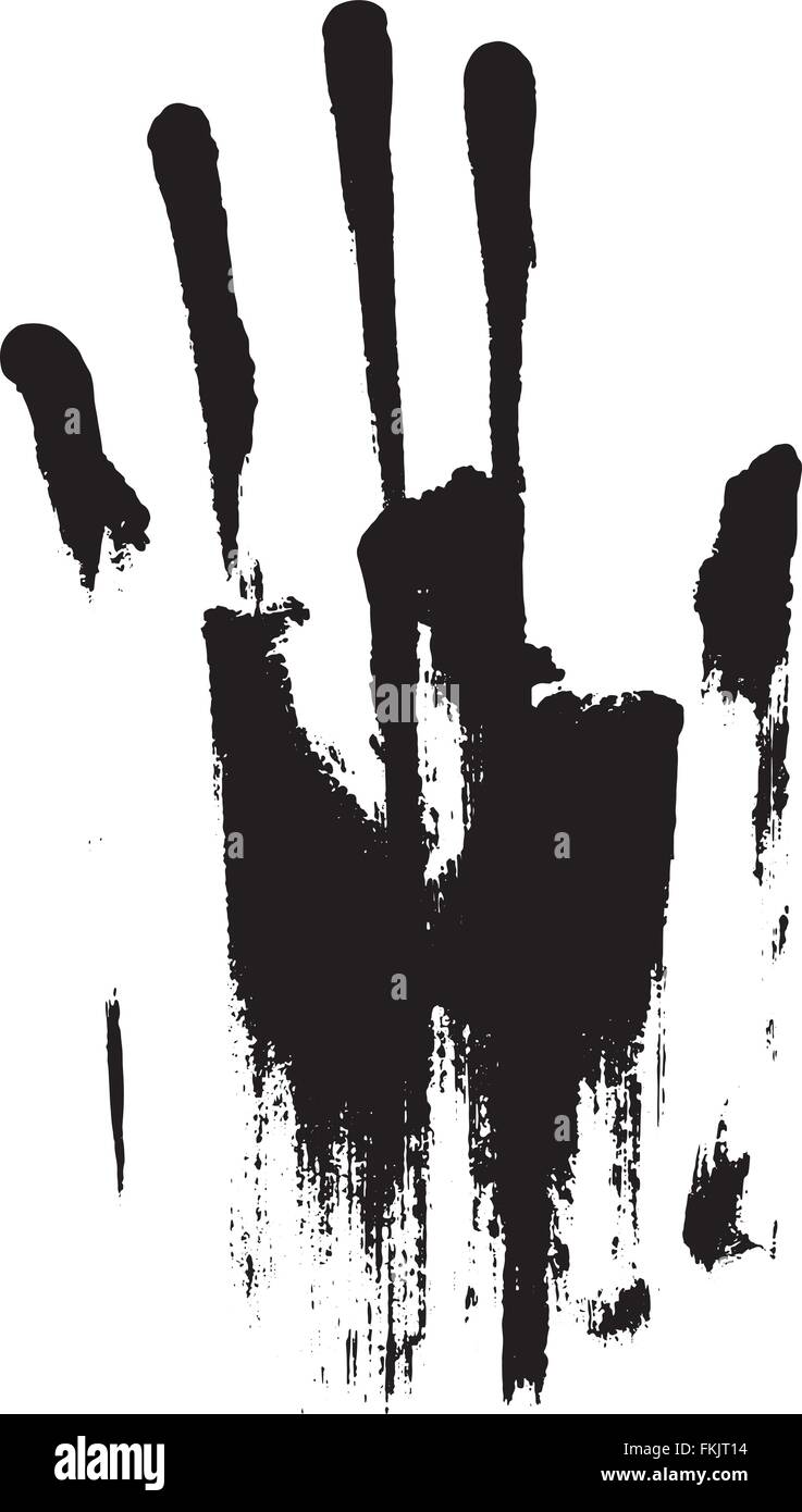 Vector black smeared hand of mascara Stock Vector Image & Art - Alamy
