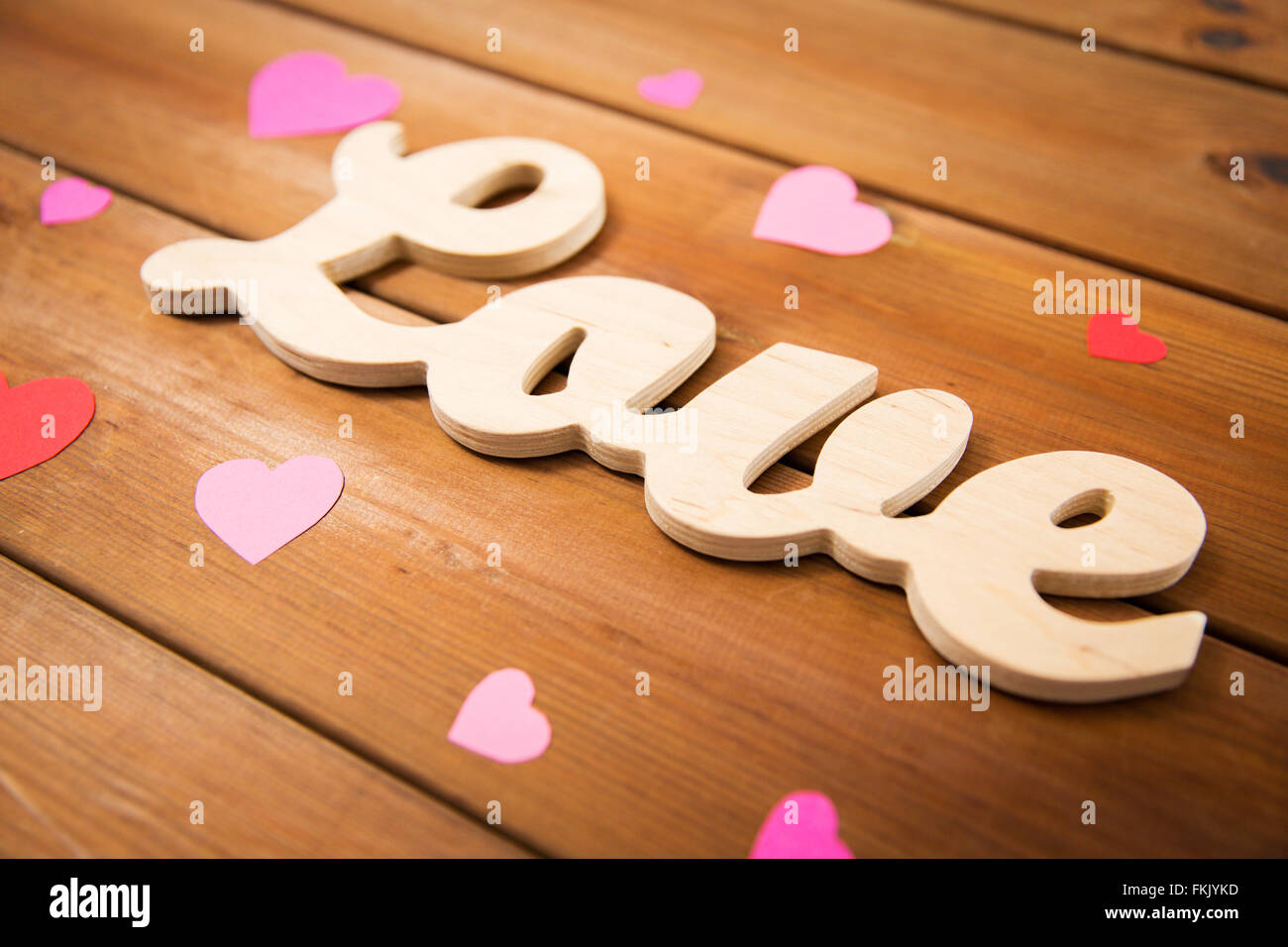 Red paper heart word love hi-res stock photography and images - Alamy