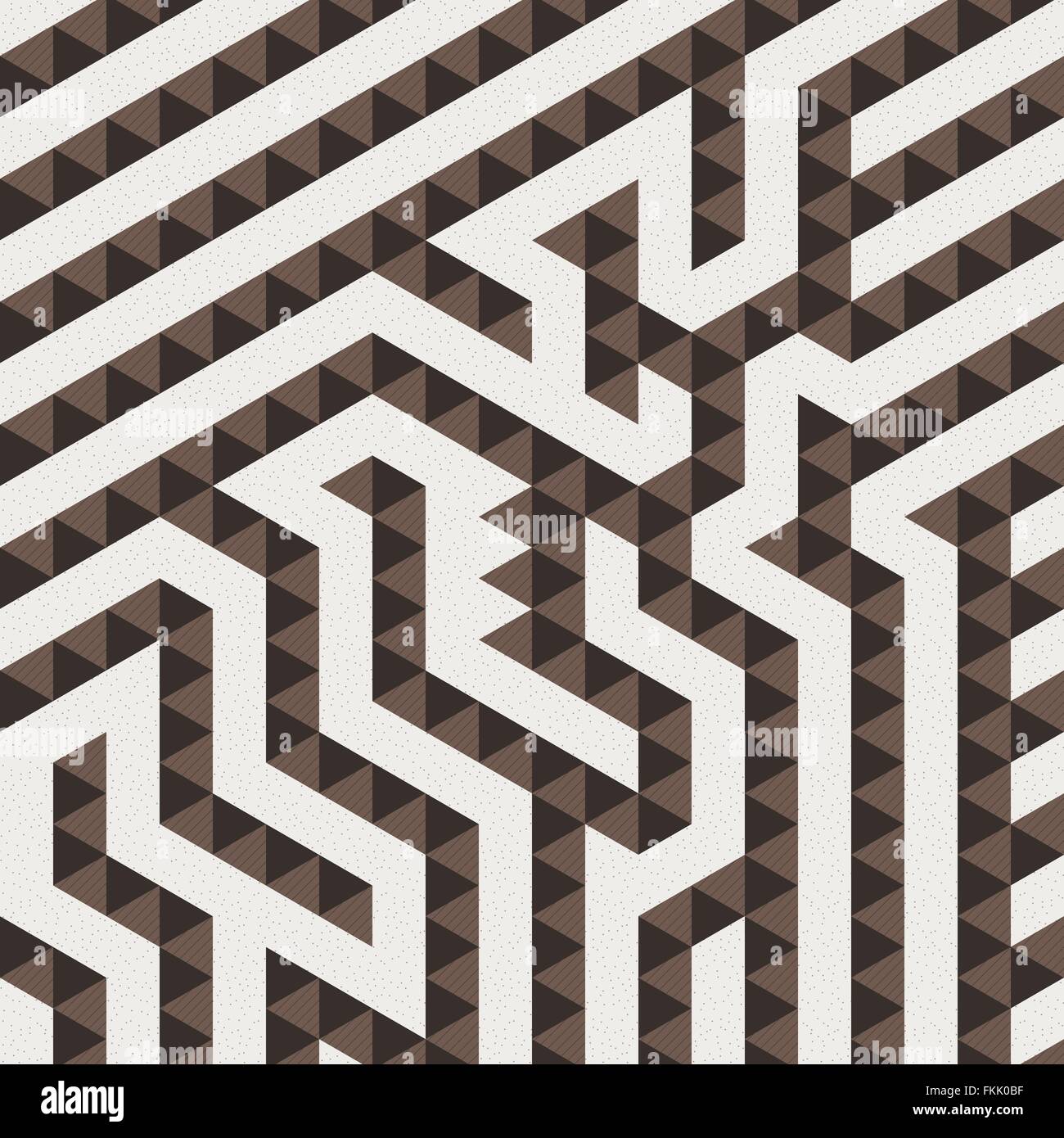 Vector geometric pattern in the form of a labyrinth Stock Vector Image ...