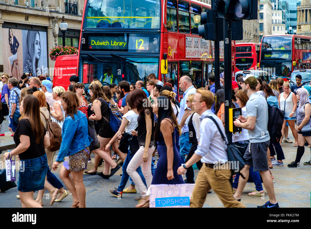 Oxford Circus street in London, England Stock Photo - Alamy