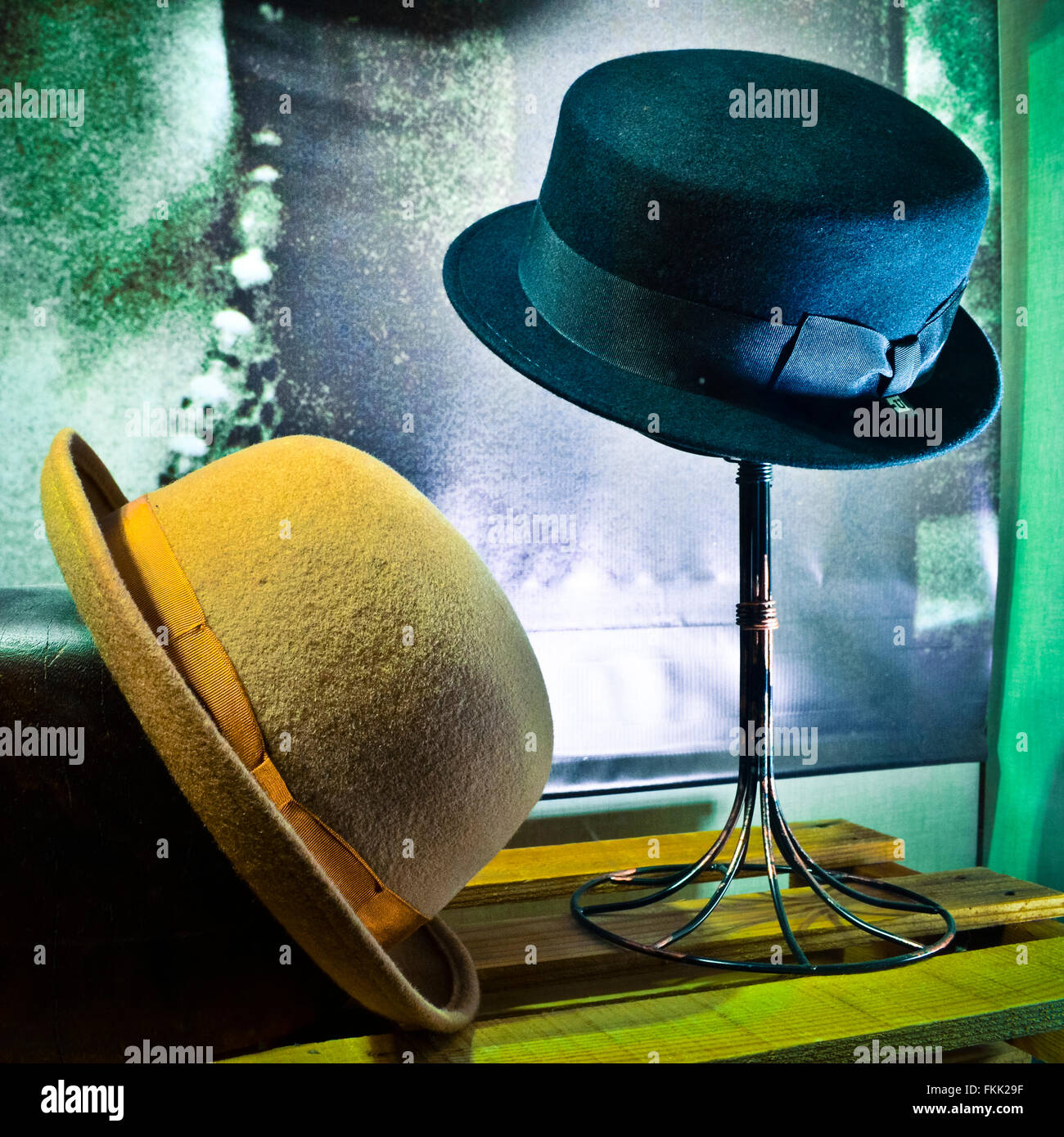 Two hats hi-res stock photography and images - Alamy