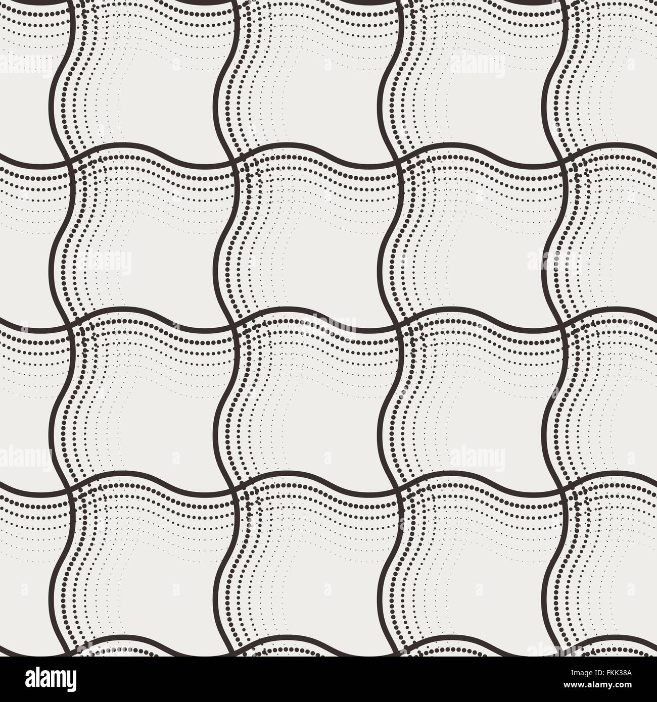 Vector seamless pattern of curved lines Stock Vector Image & Art - Alamy