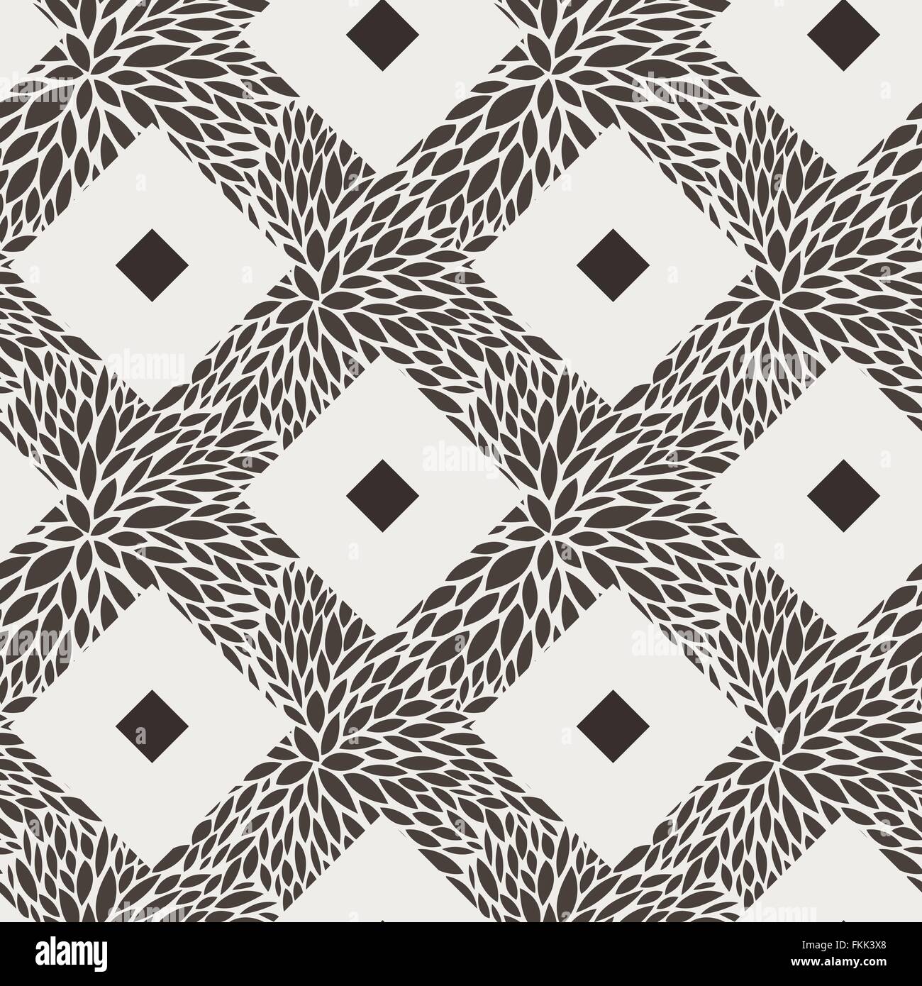 Vector seamless pattern of leaves Stock Vector Image & Art - Alamy