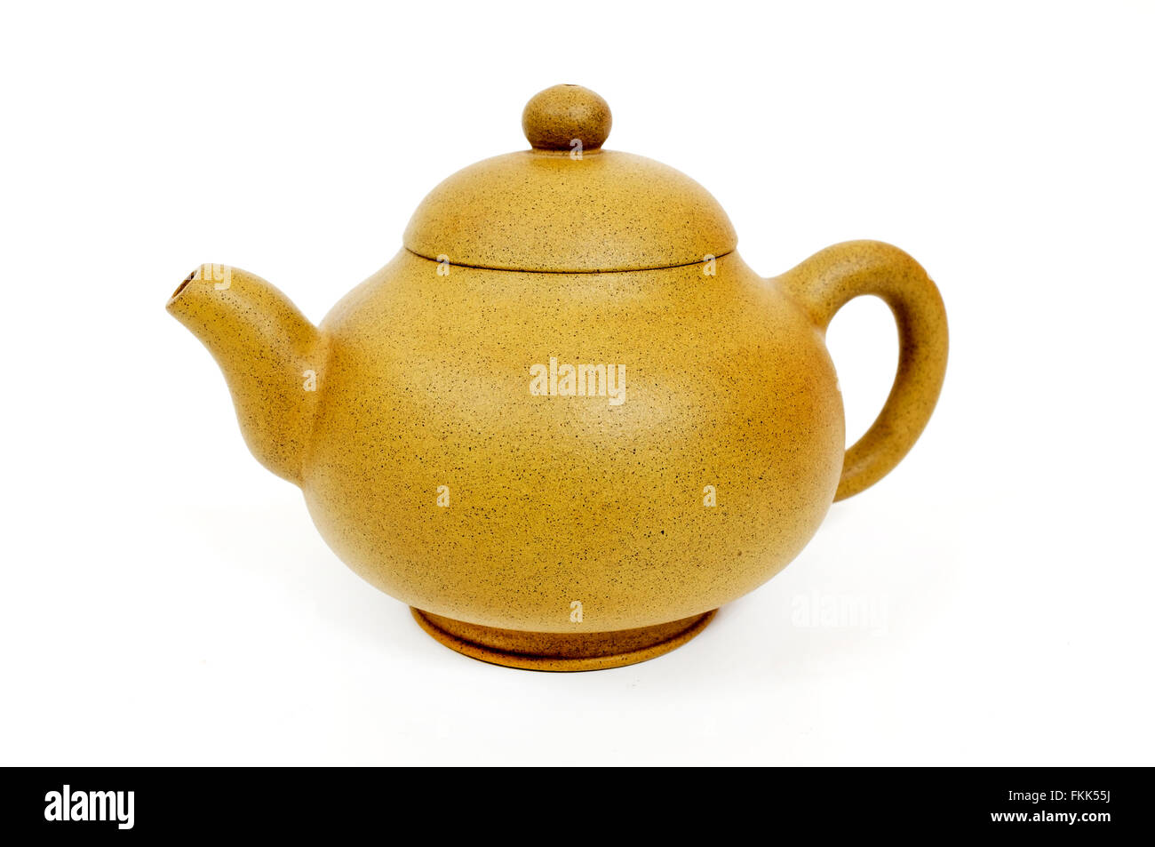 Traditional chinese tea pot on a white background Stock Photo - Alamy