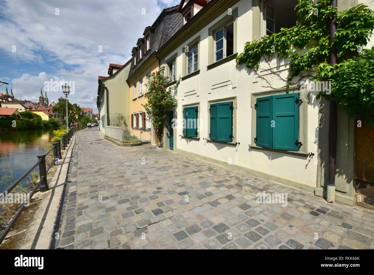 Street view in Bamberg, Germany Stock Photo - Alamy