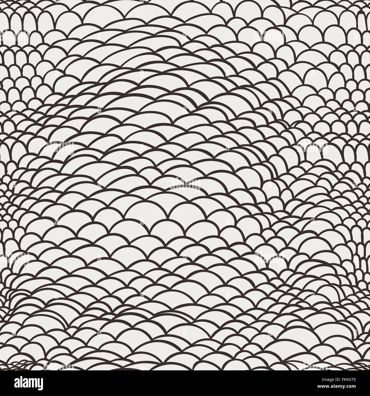 Vector seamless line doodle pattern Stock Vector Image & Art - Alamy