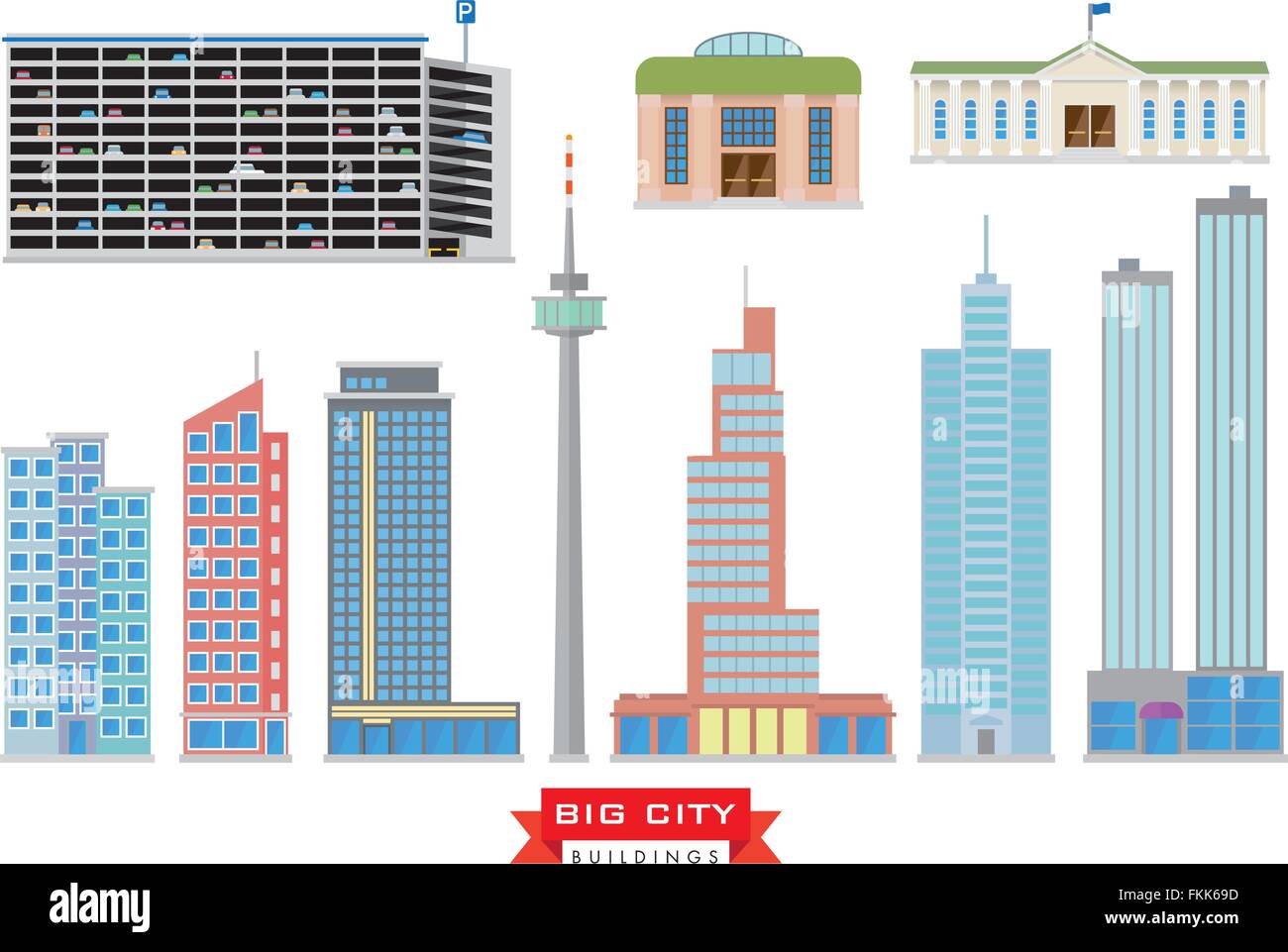 Typical of cities Stock Vector Images - Alamy