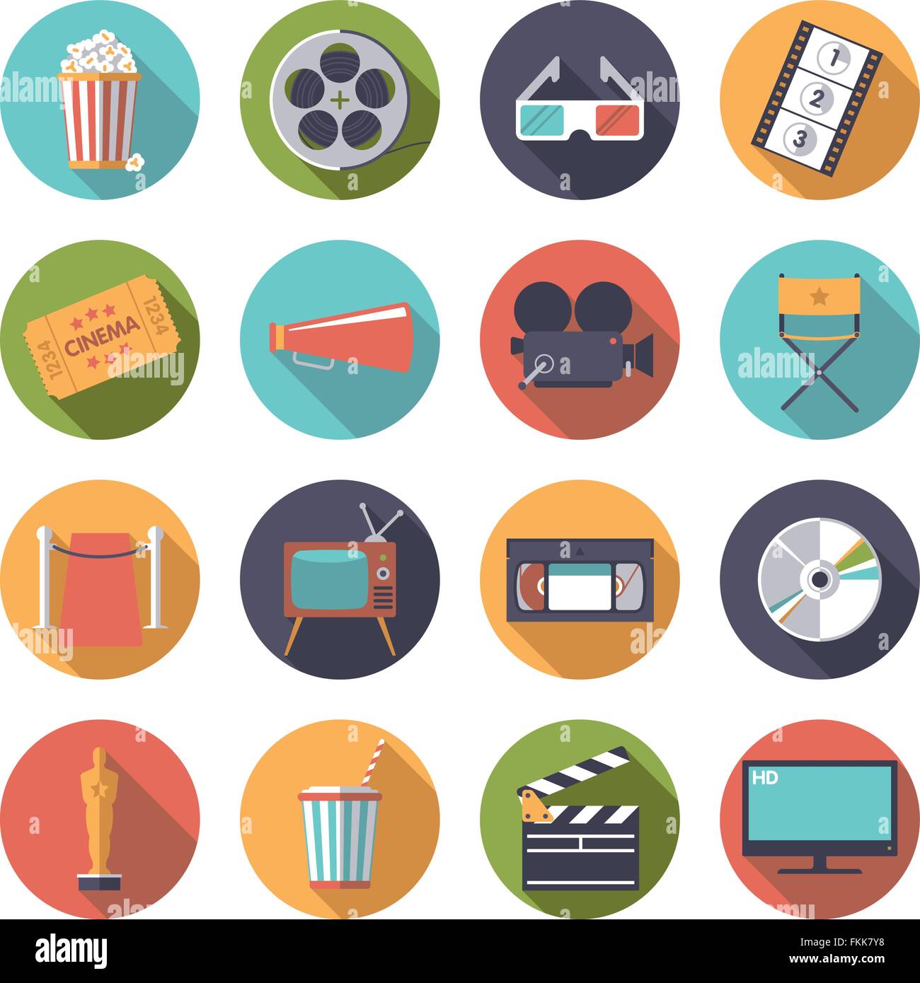 Movie themed Stock Vector Images - Alamy
