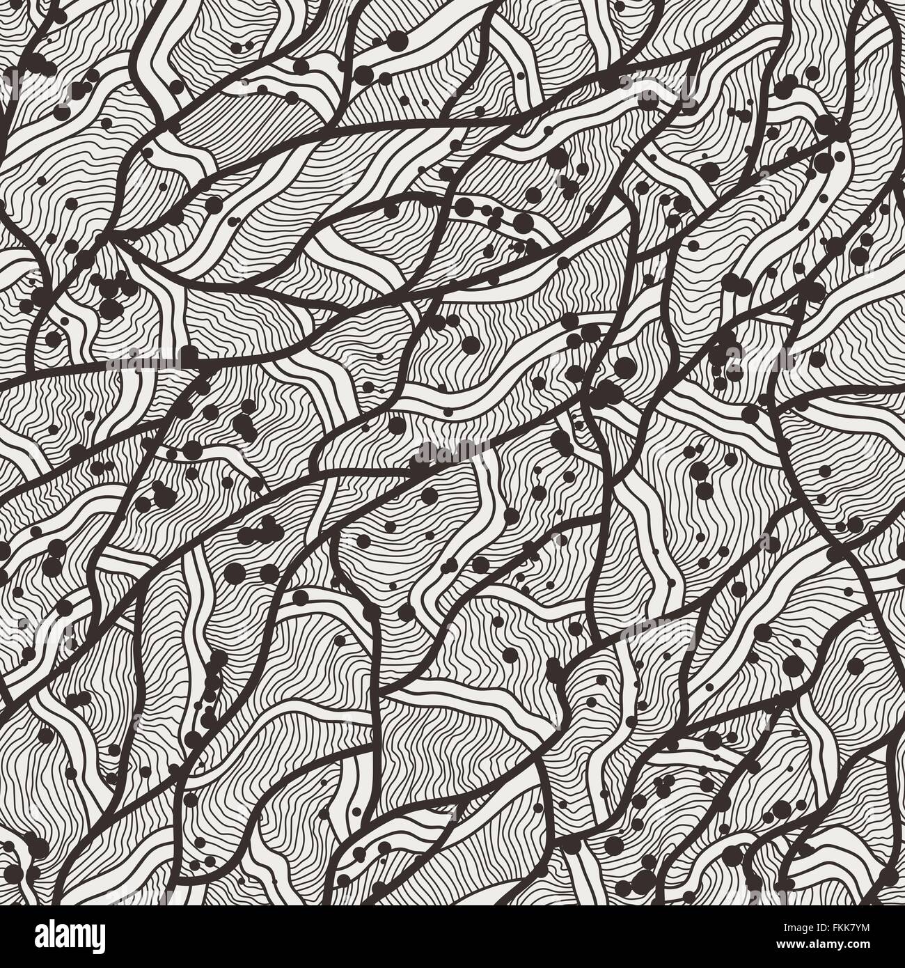Vector seamless pattern of hand-drawn lines Stock Vector Image & Art ...