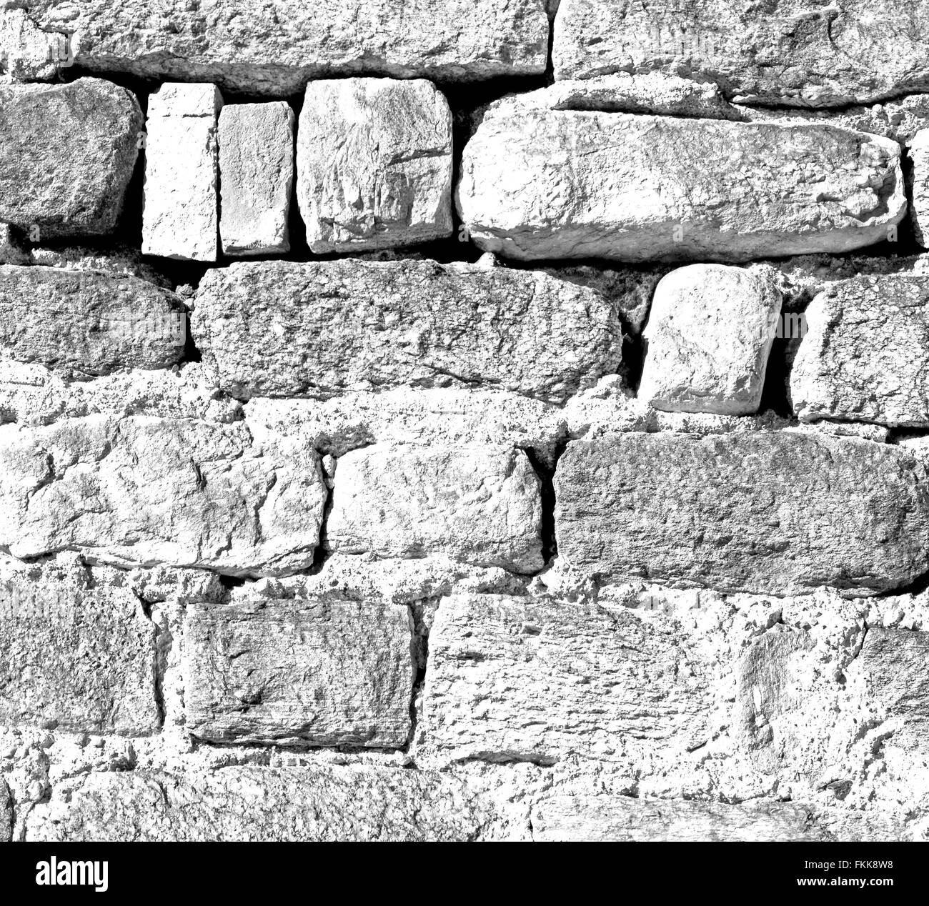 step brick in greece old wall and texture material the background Stock ...