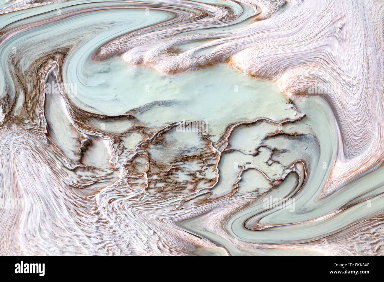 unique abstract in pamukkale turkey asia the old calcium bath and ...