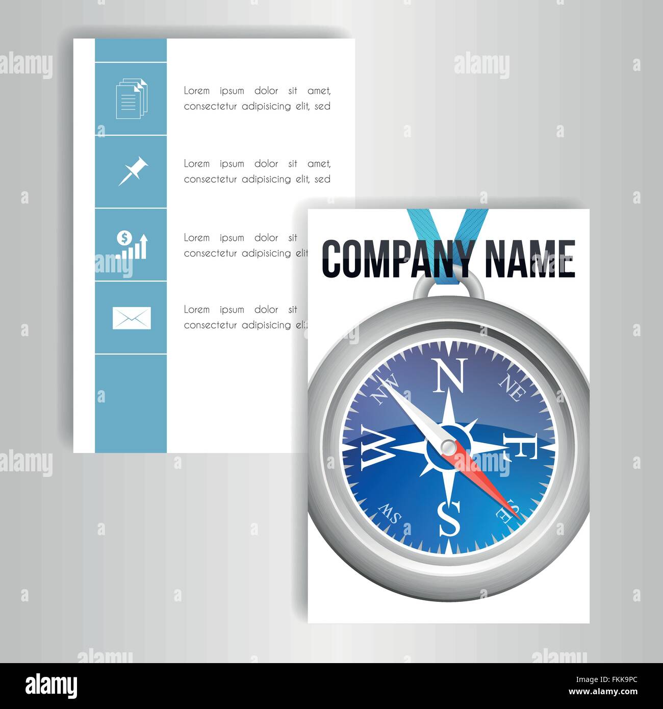 A set of cards with the image of a compass Stock Vector Image & Art - Alamy