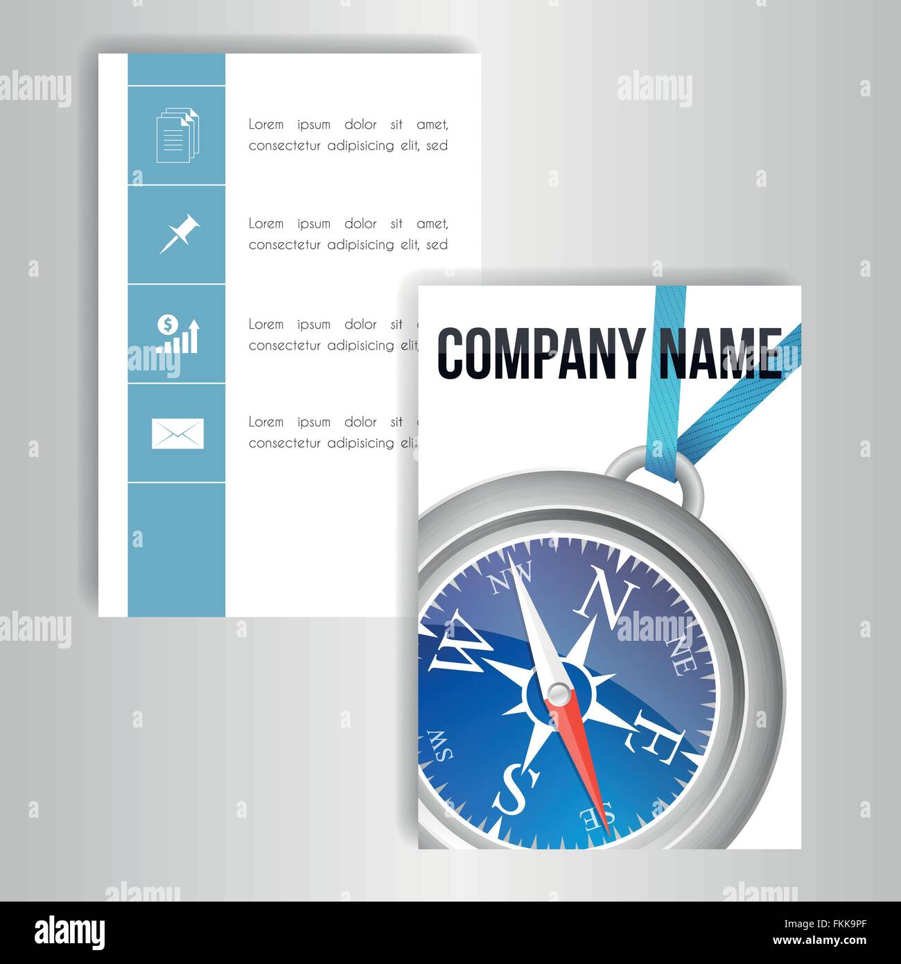 A set of cards with the image of a compass Stock Vector Image & Art - Alamy