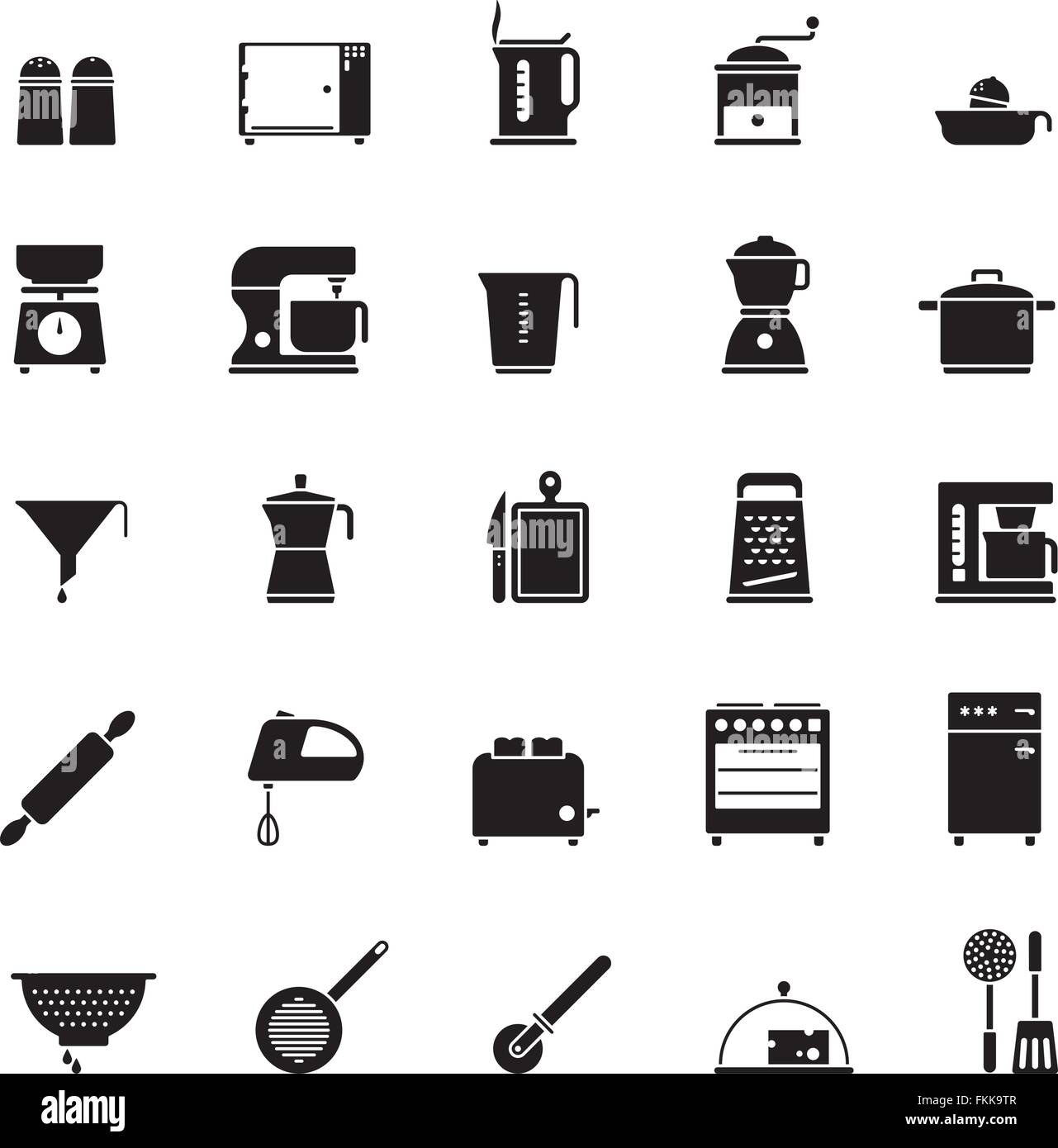 Solid cooking Stock Vector Images - Alamy