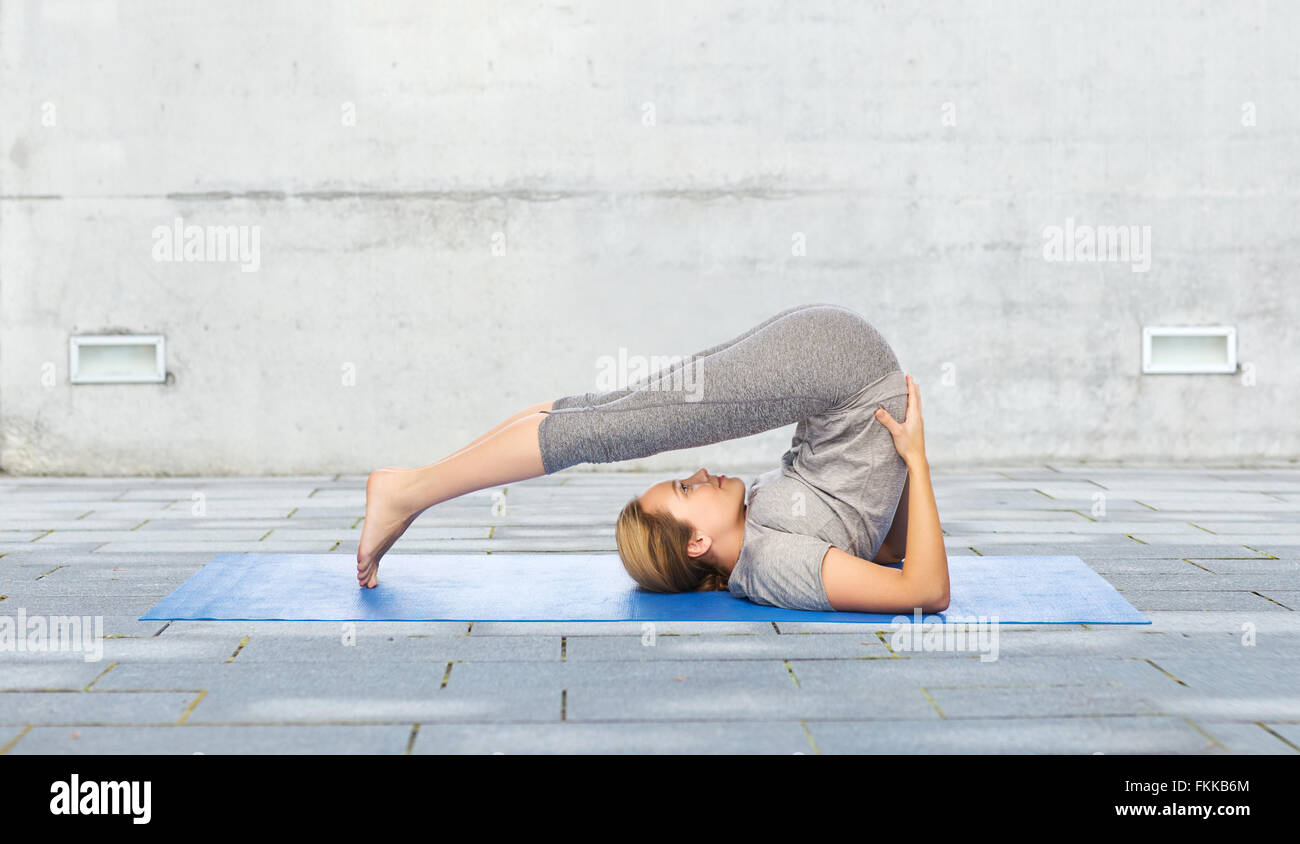 Plow Pose Stock Photos & Plow Pose Stock Images - Alamy