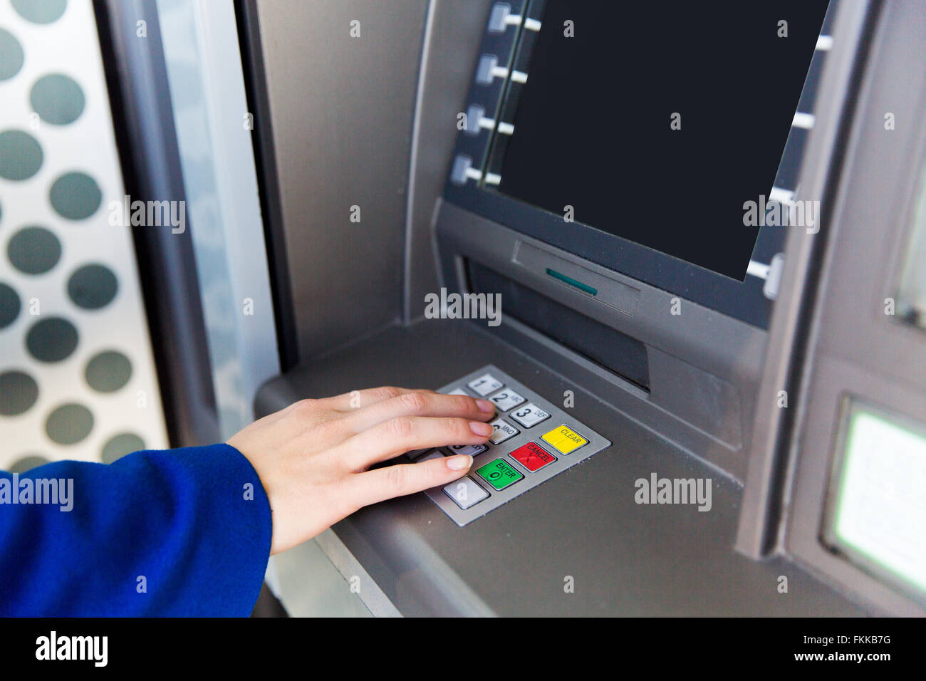 Entering pin number hi-res stock photography and images - Alamy