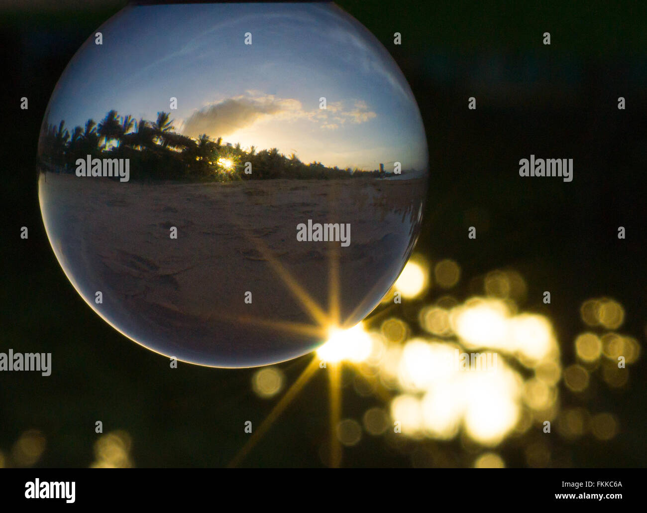 Glass ball sun hi-res stock photography and images - Alamy