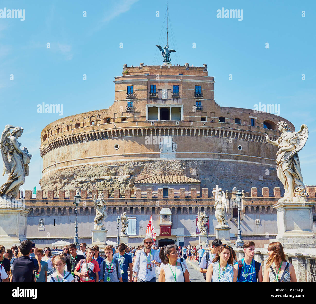 Castel santangelo ancient rome hi-res stock photography and images - Alamy