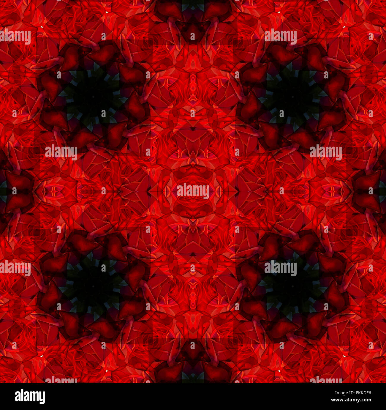 Seamless background of rose petals. Floral pattern. The square geometry ...