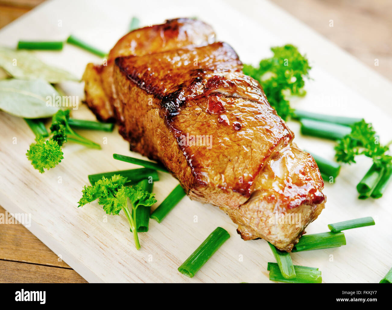 close up shot of grilled beef steak Stock Photo - Alamy