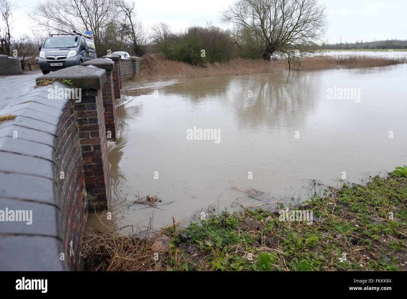 Flooding in slash lane after heavy rain caused the river soar to flood ...