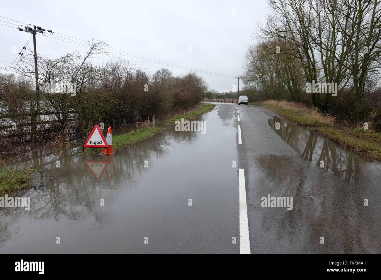 Flooding in slash lane after heavy rain caused the river soar to flood ...