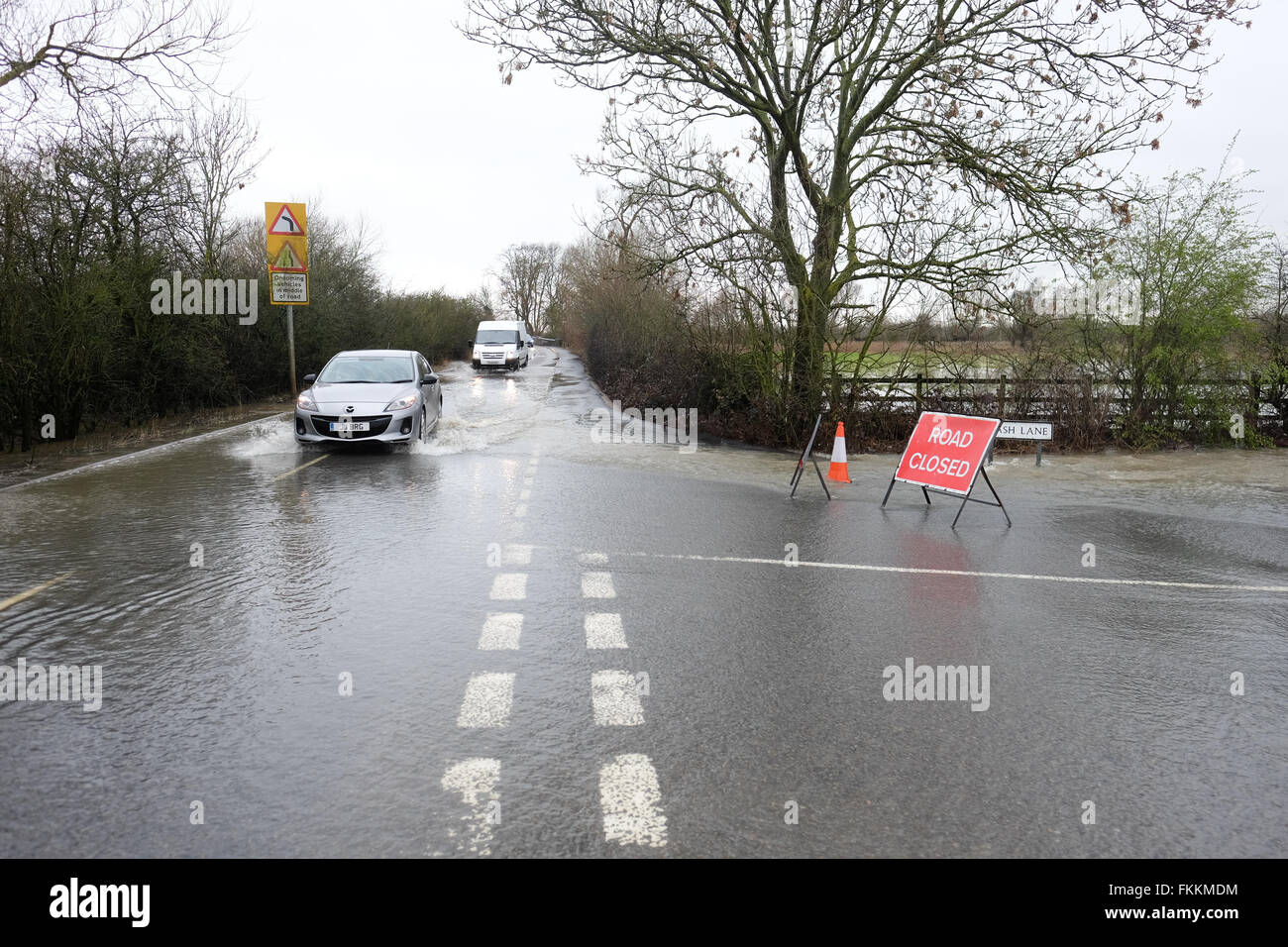 Flooding in slash lane after heavy rain caused the river soar to flood ...
