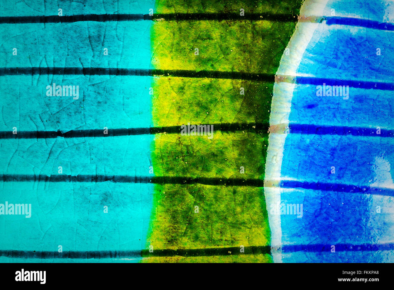 Green blue glazed earthenware hi-res stock photography and images - Alamy