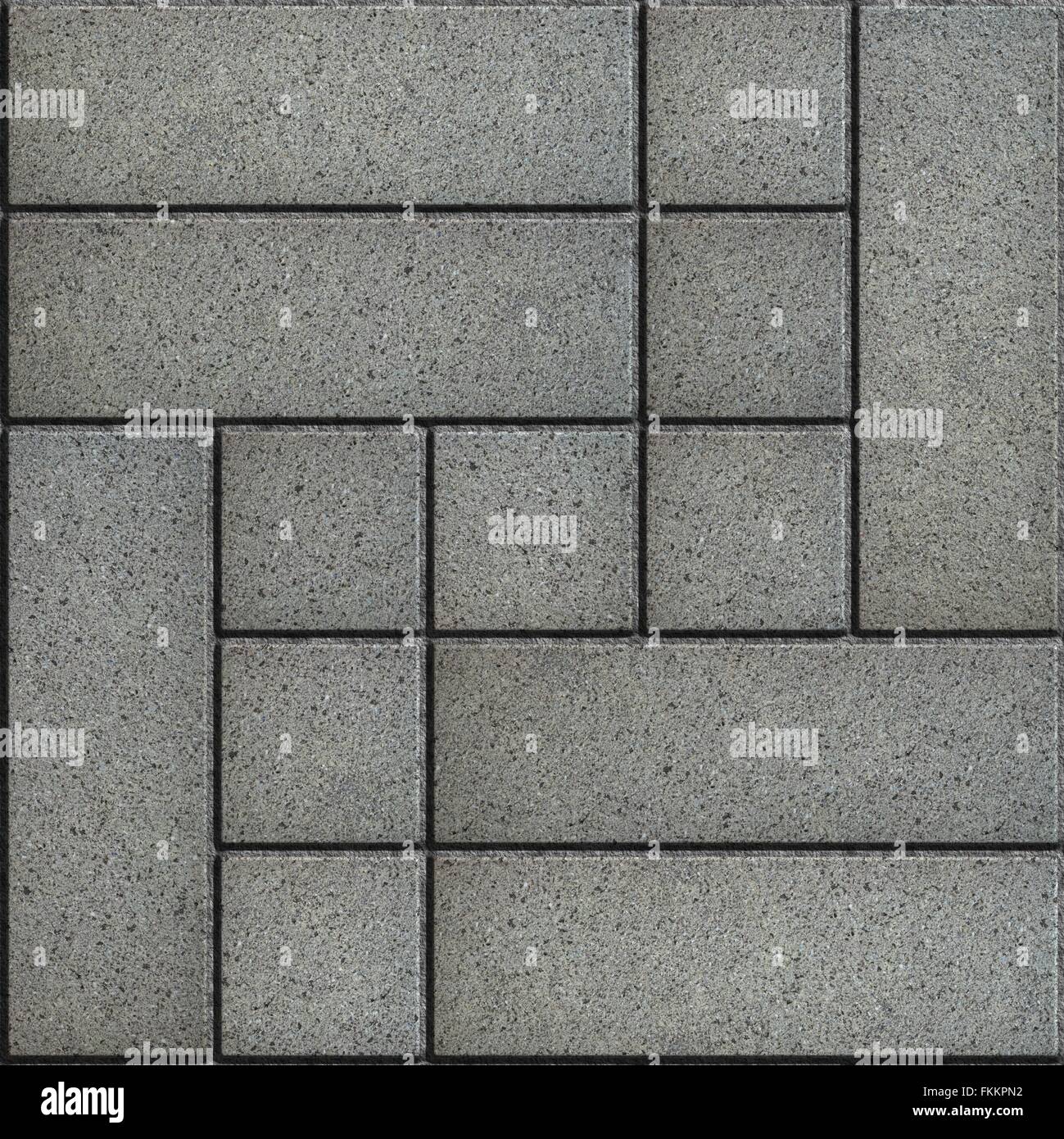 Texture of Gray Paving Slabs. Geometric Pattern Stock Photo - Alamy