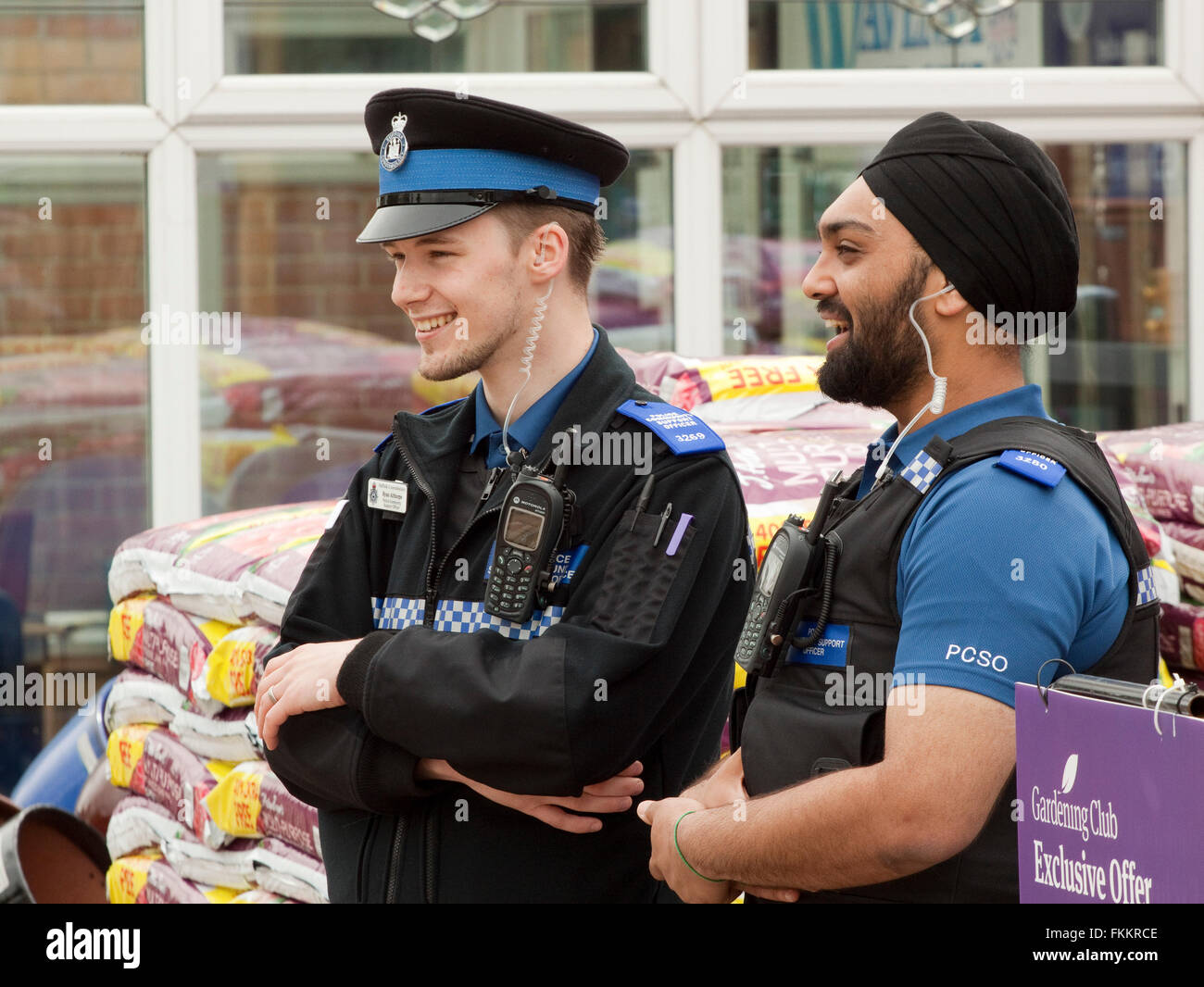 Newly qualified police community support officers meet and greet at a ...