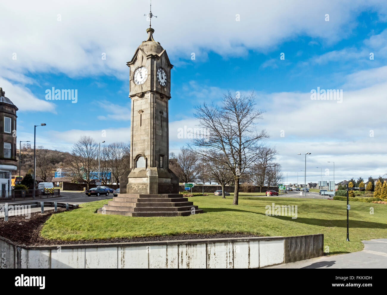 The Bridge Clock at the Customs Roundabout Between Union Street and ...