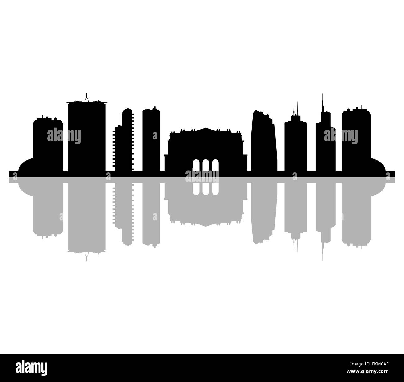 Milano outline hi-res stock photography and images - Alamy