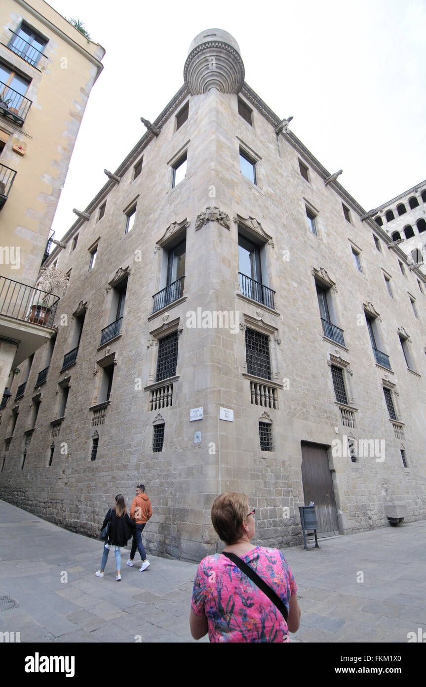 Plaça del Rei, ´King´s Square´, is a 14th century medieval public ...