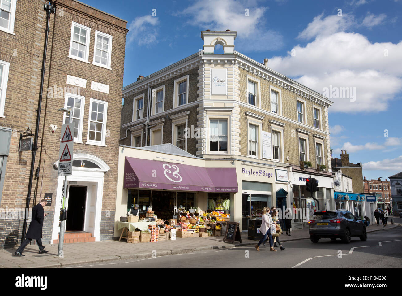 Wimbledon village high street hi-res stock photography and images - Alamy