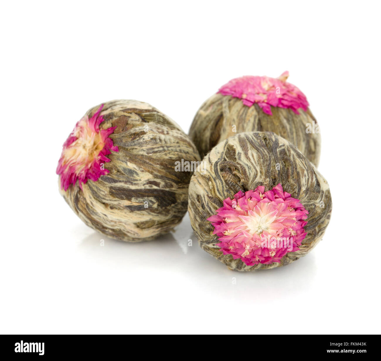 Green tea flowers. Isolated on white background Stock Photo - Alamy