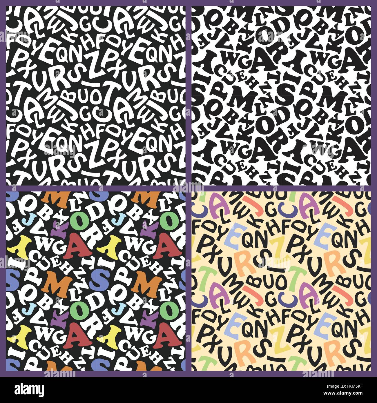 letter alphabet pattern Stock Vector Image & Art - Alamy