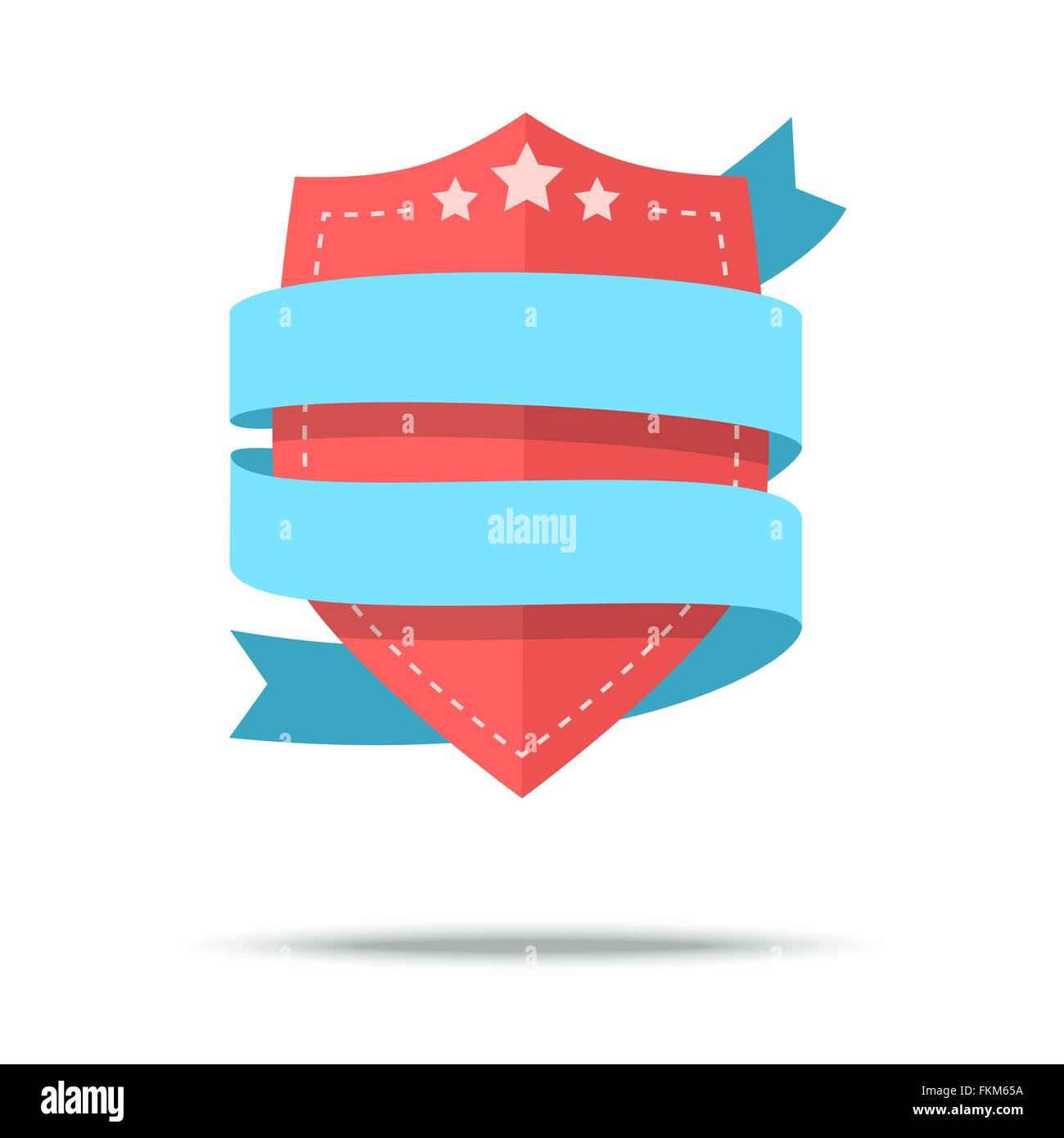 Flat style badge icon. Vector illustration with simple design Stock ...