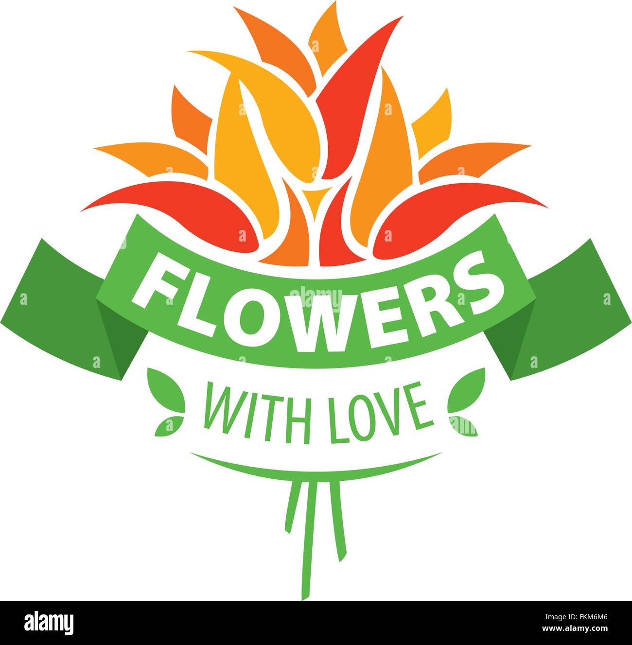 flower vector logo Stock Vector Image & Art - Alamy