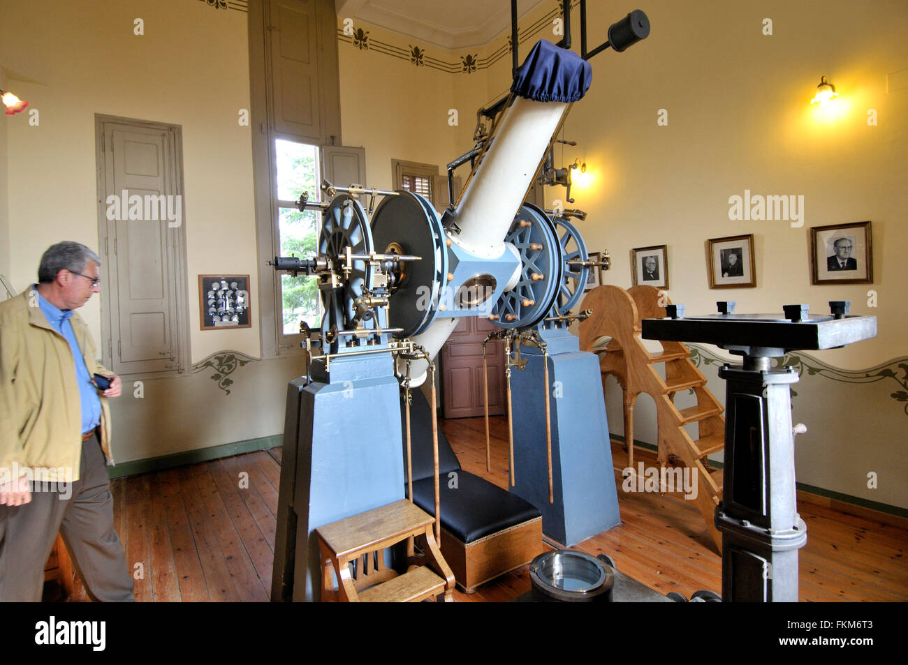Fabra Observatory. Tibidabo mountain, Barcelona, Catalonia, Spain Stock ...