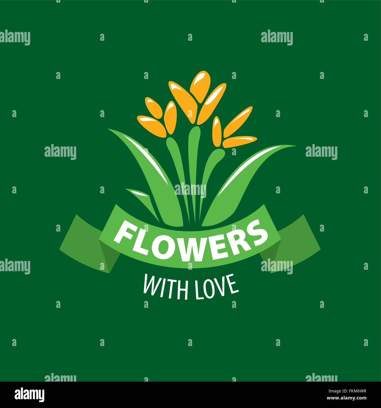 flower vector logo Stock Vector Image & Art - Alamy