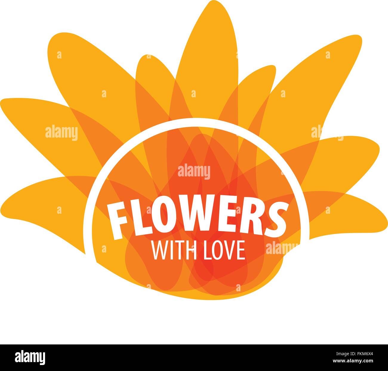 flower vector logo Stock Vector Image & Art - Alamy