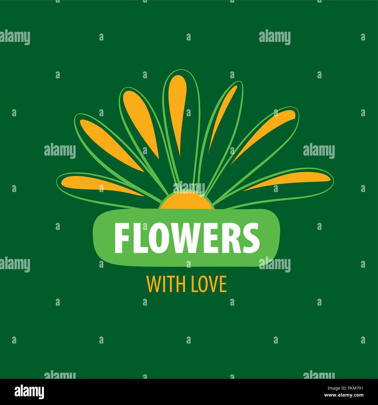flower vector logo Stock Vector Image & Art - Alamy