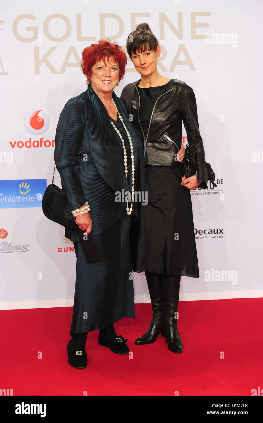 Goldene Kamera awards 2016 - Arrivals Featuring: Regina Ziegler, Tanja ...