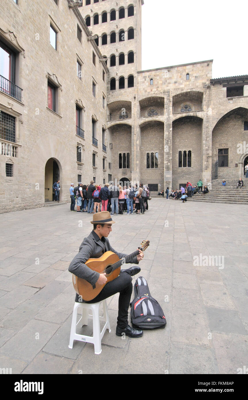 Plaça del Rei, ´King´s Square´, is a 14th century medieval public ...
