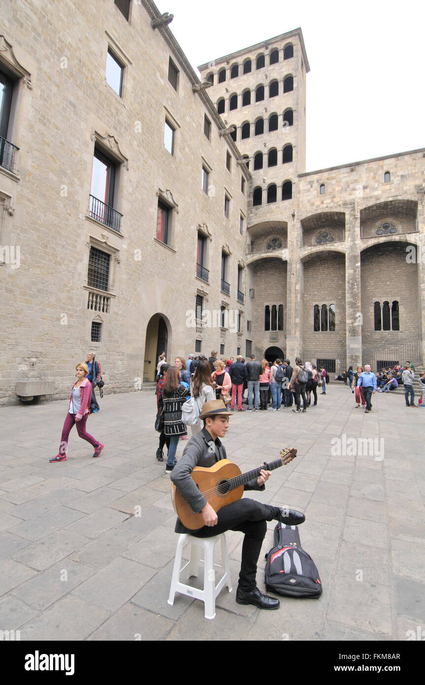 Plaça del Rei, ´King´s Square´, is a 14th century medieval public ...