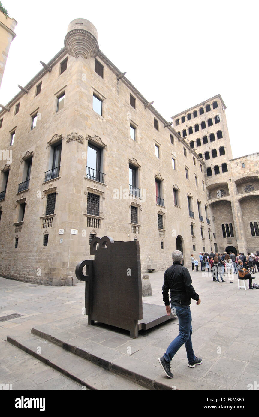 Plaça del Rei, ´King´s Square´, is a 14th century medieval public ...