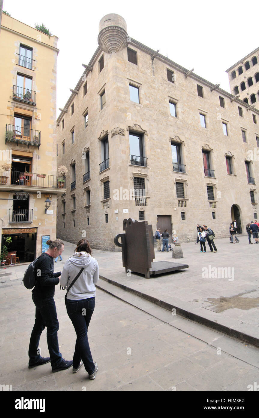 Plaça del Rei, ´King´s Square´, is a 14th century medieval public ...