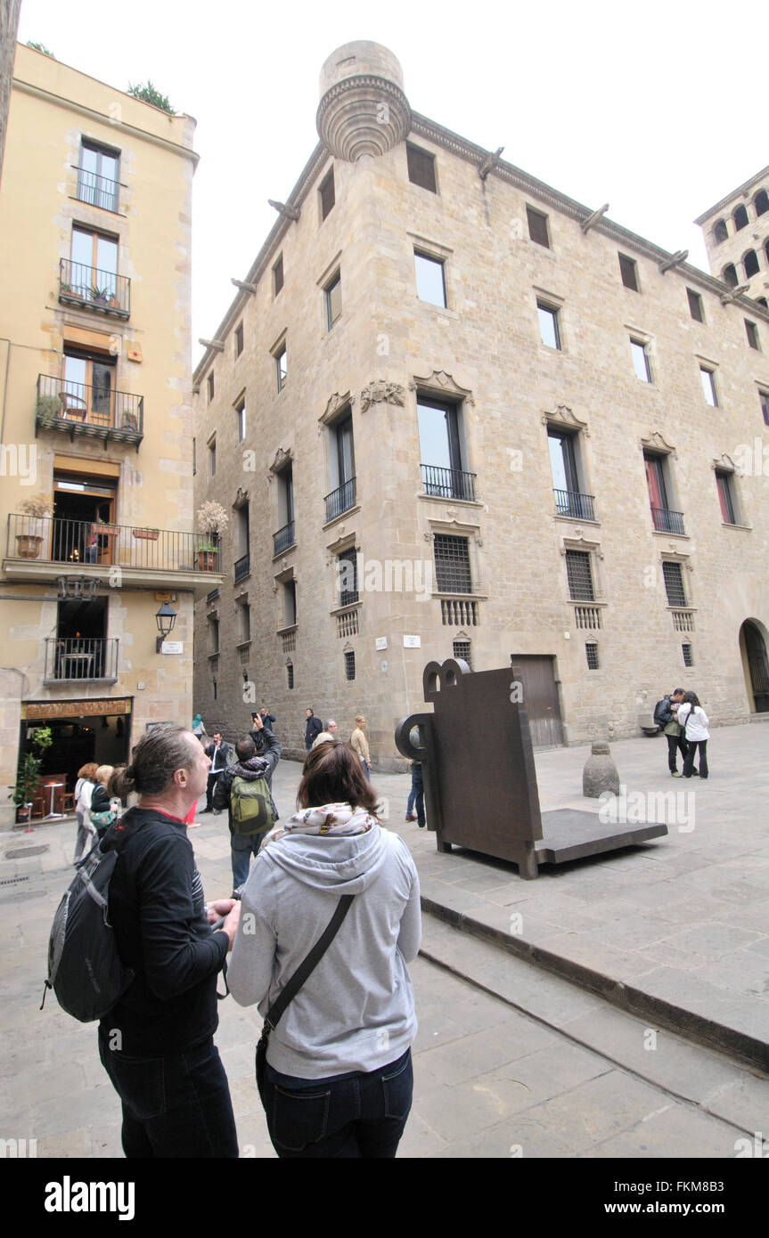Plaça del Rei, ´King´s Square´, is a 14th century medieval public ...