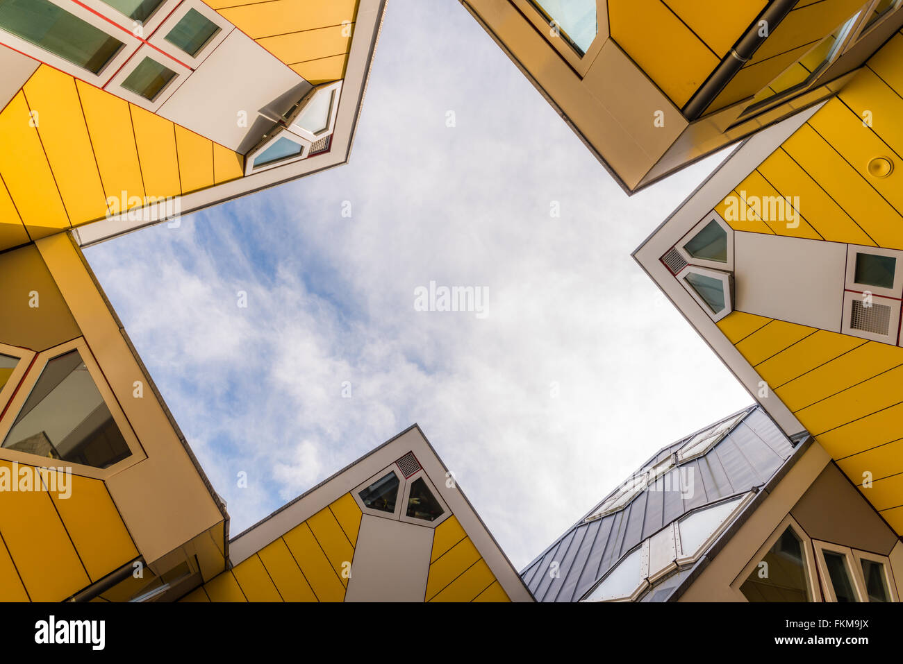 Cube houses designed by Piet Blom. They represents a village where each ...