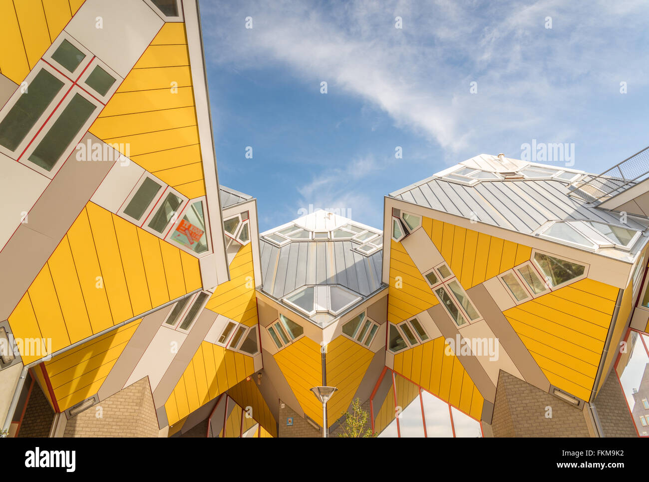 Cube houses designed by Piet Blom. They represents a village where each ...